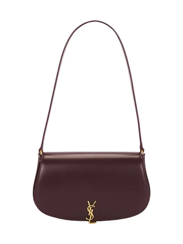 Saint Laurent Mini Shoulder Bag - Rouge Cabernet
