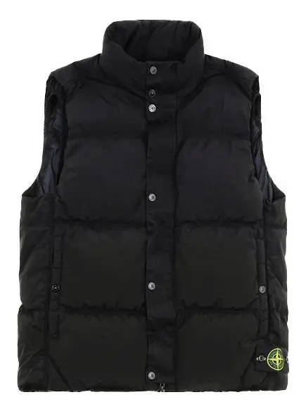 Stone Island Nylon Metal Down Bodywarmer Vest - Black