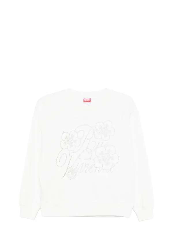 Kenzo Constellation Embroidered Sweatshirt - White