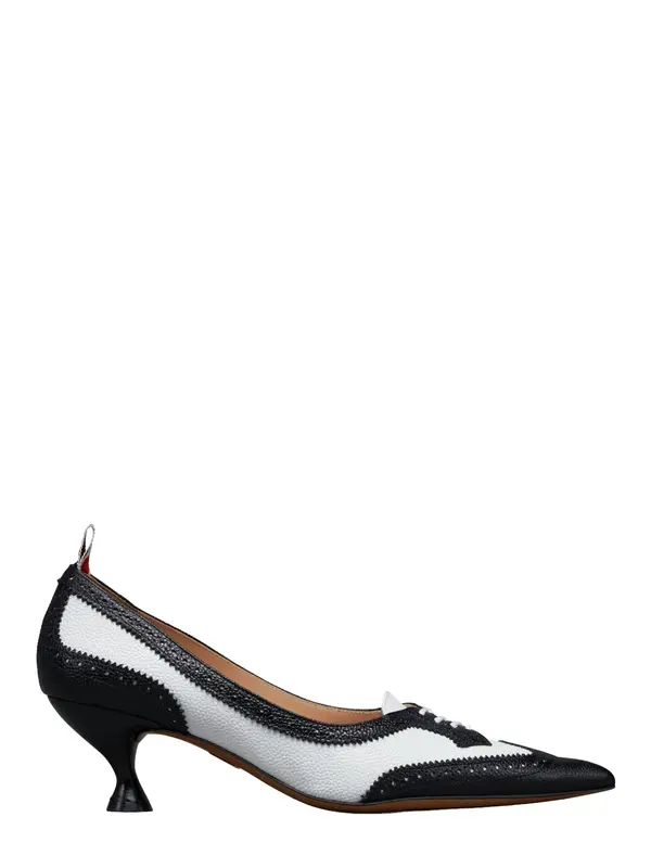 Thom Browne 50mm Wingtip Pumps - Black