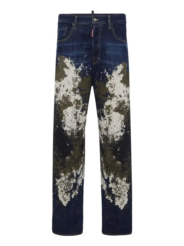 Dsquared2 Camouflage Jeans - Blue
