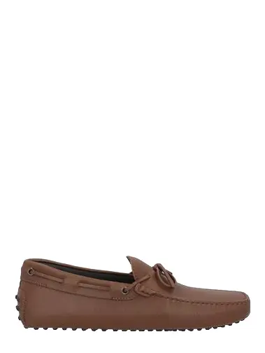 TOD'S Leather Driving Loafers - Brown