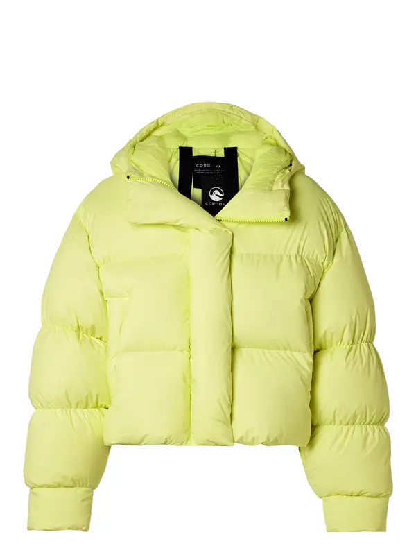 Cordova Aomori Hooded Down Ski Jacket - Yellow