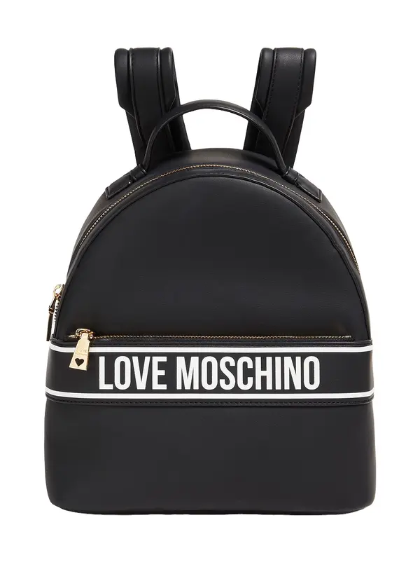 Moschino Logo-print Backpack - Black