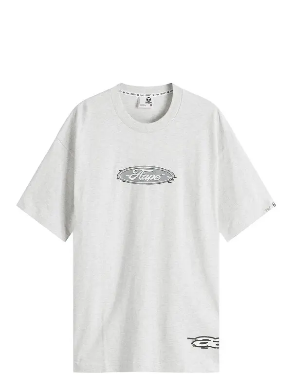 A BATHING APE Aape Racing T-shirt - Heather White
