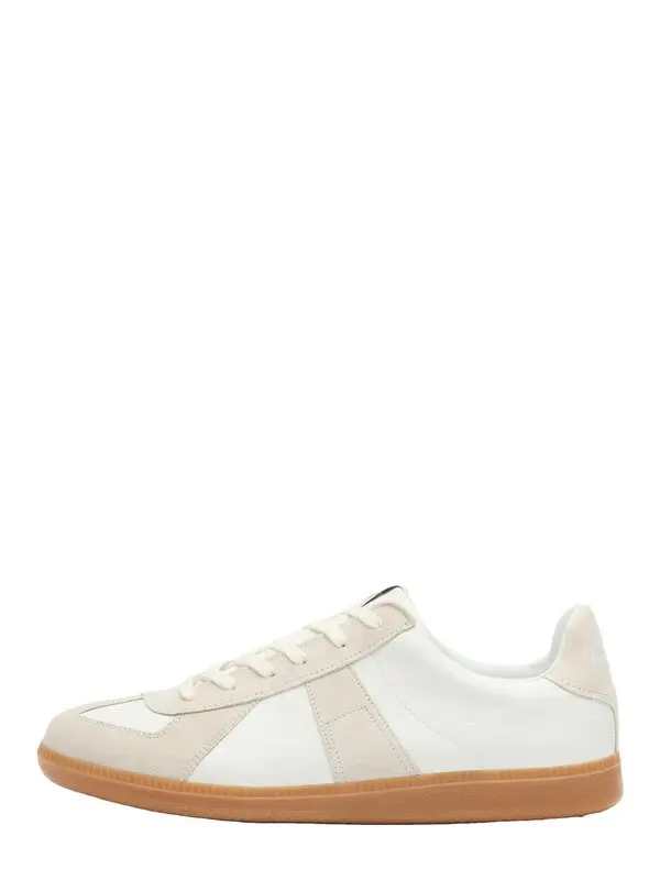 Novesta Gat Leather Court Sneakers - White/transparent