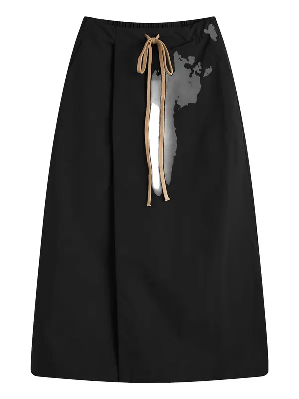 Fear Of God Bonded Nylon Wrap Skirt - Black