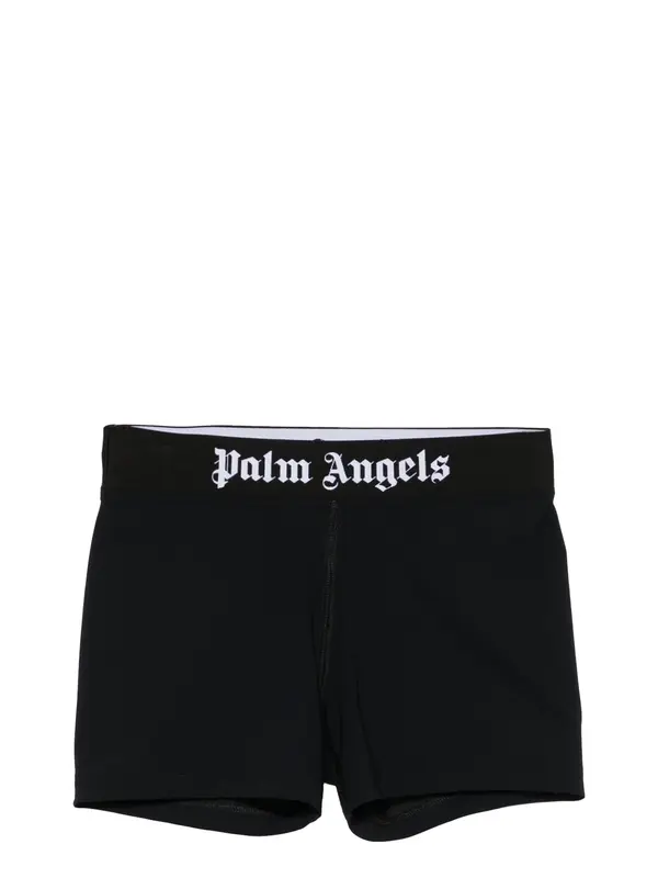 Palm Angels Logo Performance Shorts - Black