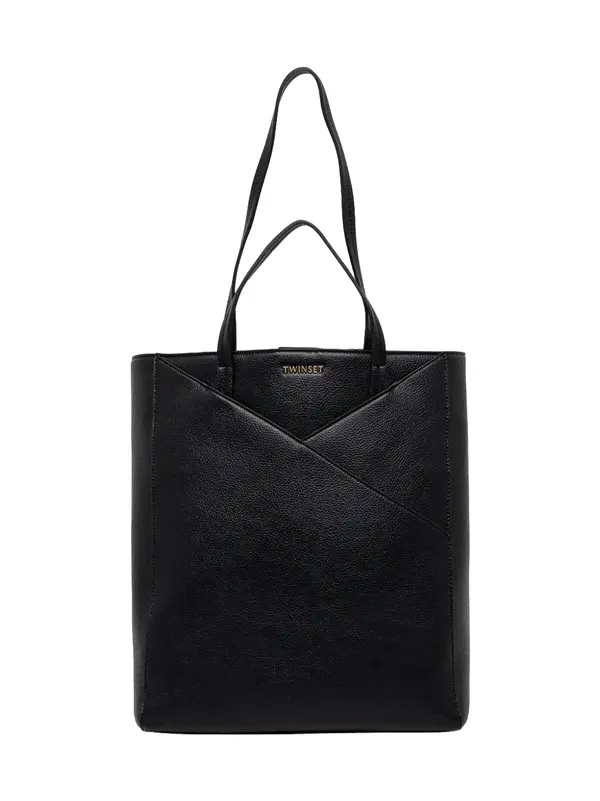 TWINSET Logo-lettering Tote Bag - Black