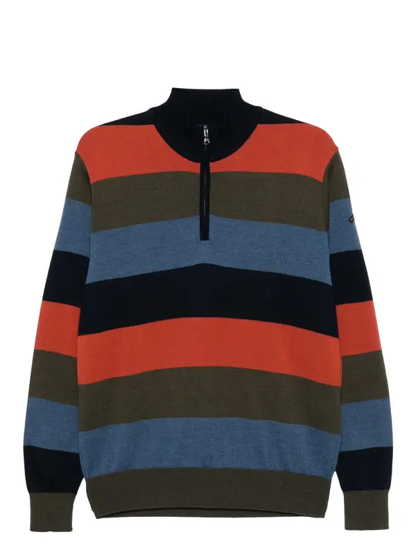 Paul & Shark Striped Sweater - Blue