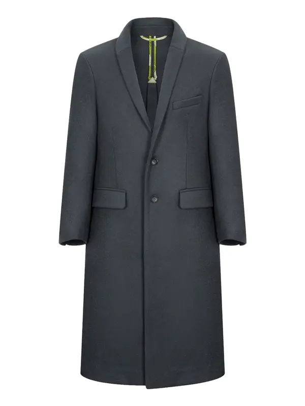 Shanghai Tang Wool Overcoat - Grey