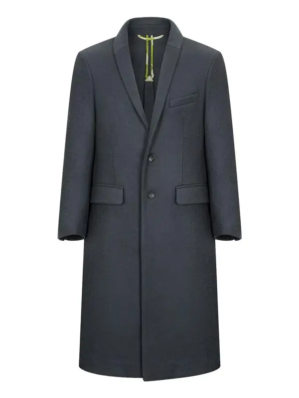 Shanghai Tang Wool Overcoat - Grey