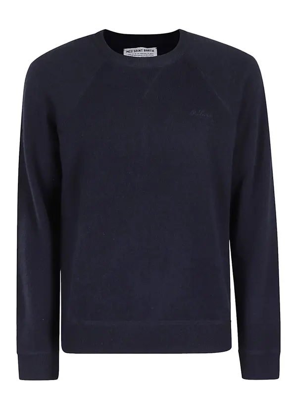 MC2 SAINT BARTH Embroidered Pullover - Blue