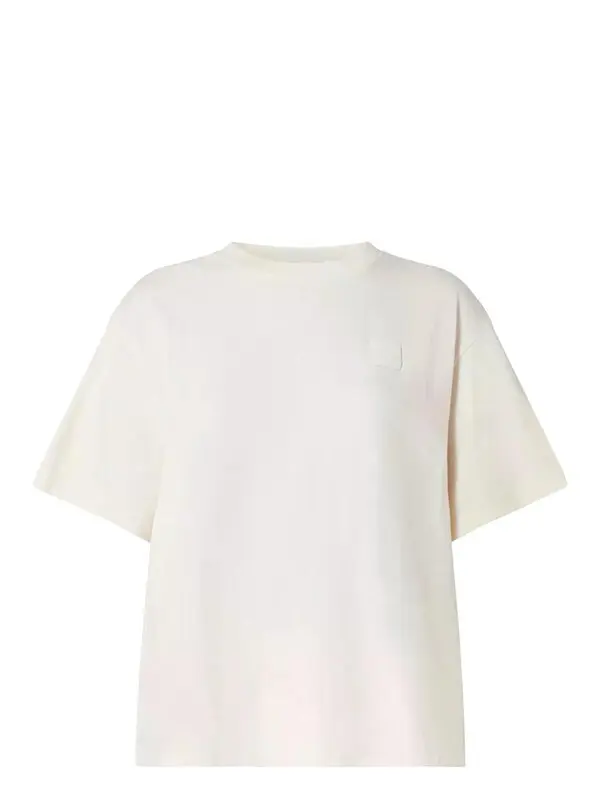 Lacoste Badge Washed T-shirt - Neutrals
