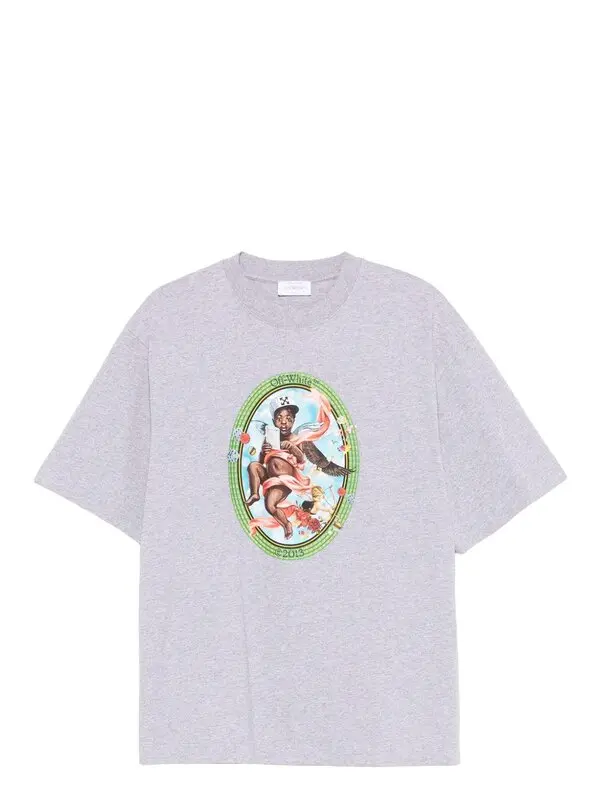 Off-White Fresco Oval T-shirt - Grey