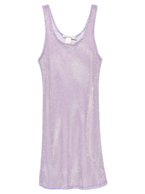 PARAMIDONNA Crystal-embellished Dress - Purple