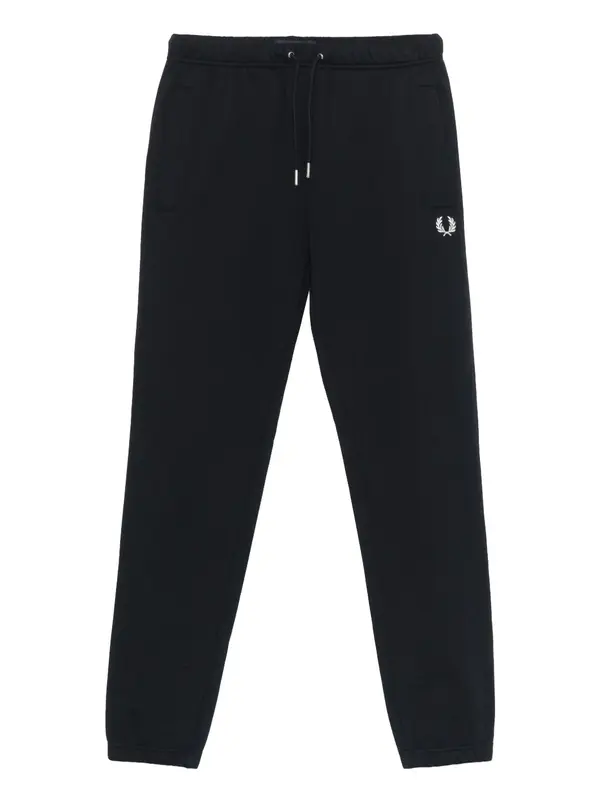 Fred Perry Logo-embroidered Track Pants - Blue