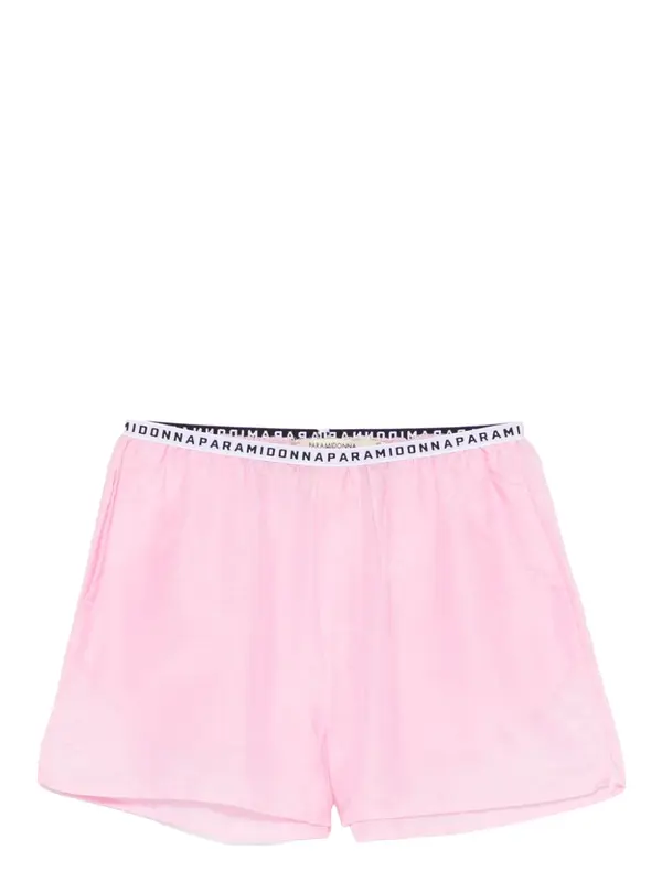 PARAMIDONNA Silk Beach Shorts - Pink