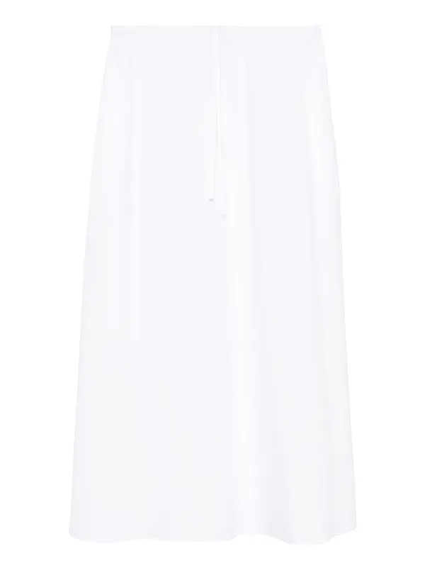 Matteau Organic Cotton A-line Skirt - White