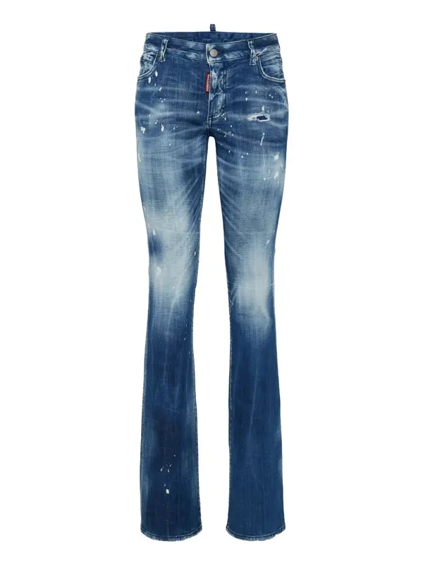 Dsquared2 Mid-rise Flared Jeans - Blue