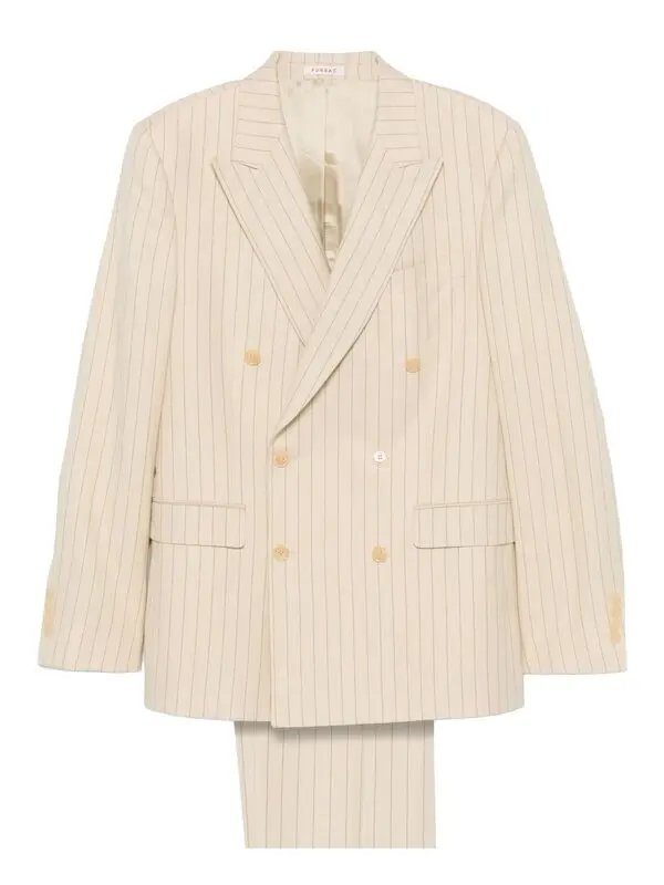 FURSAC Pinstripe Suit - Neutrals