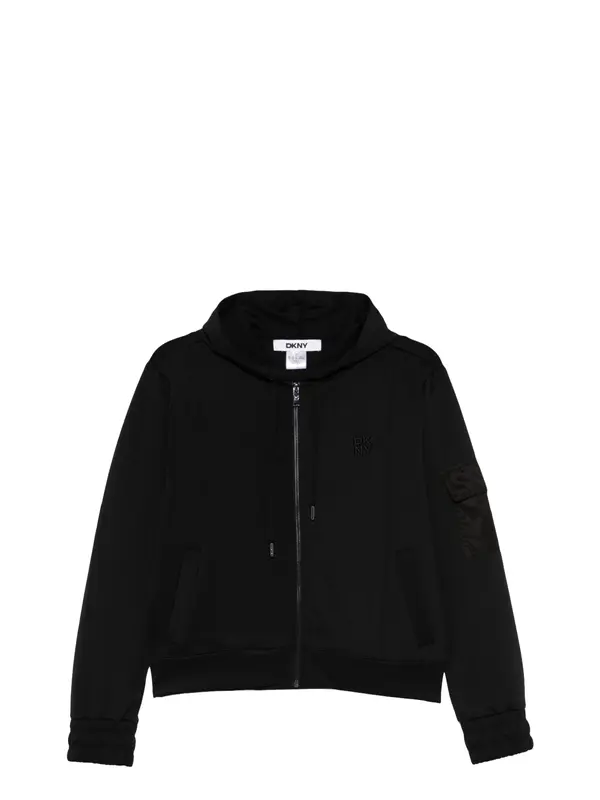 Dkny Scuba-jersey Hoodie - Black