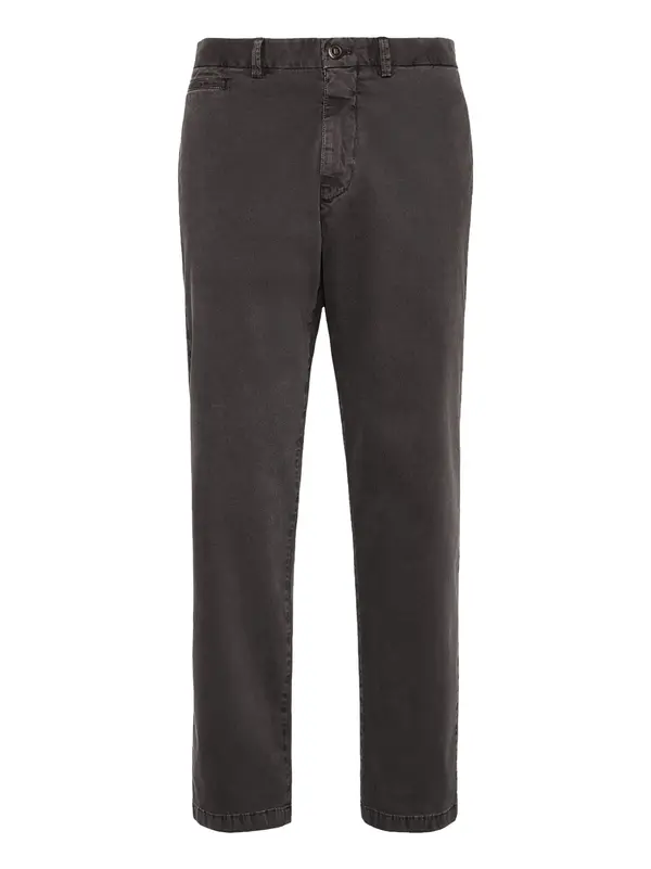 Boggi Milano Cotton Trousers - Brown