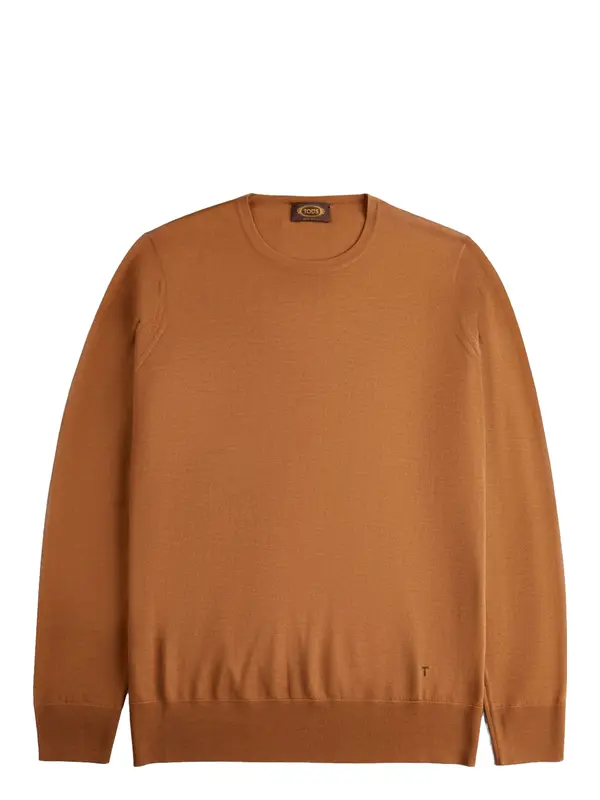 TOD'S Round-neck Sweater - Brown