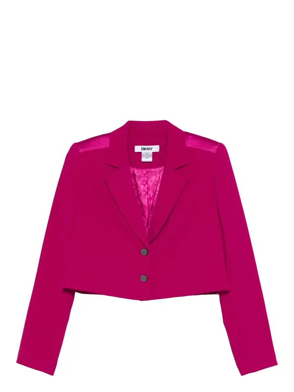 Dkny Cropped Blazer - Pink