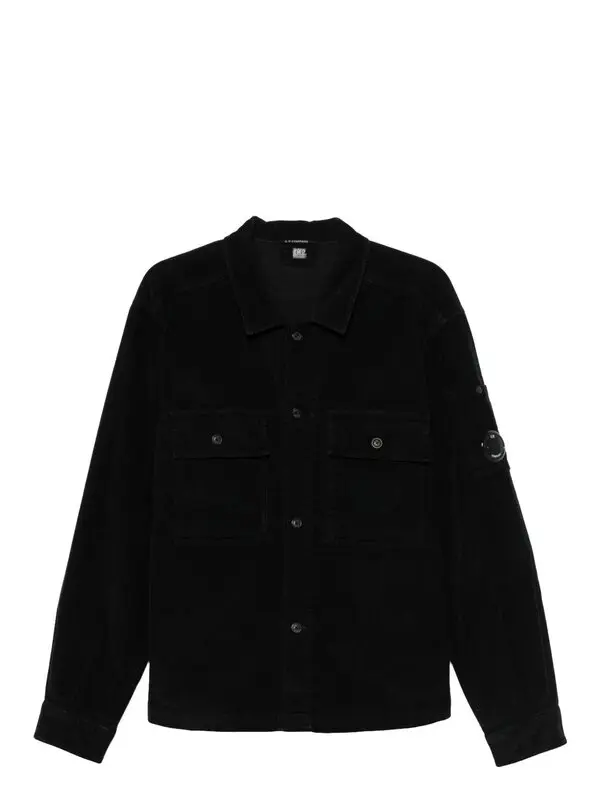 C.P. COMPANY Corduroy Shirt Jacket - Black
