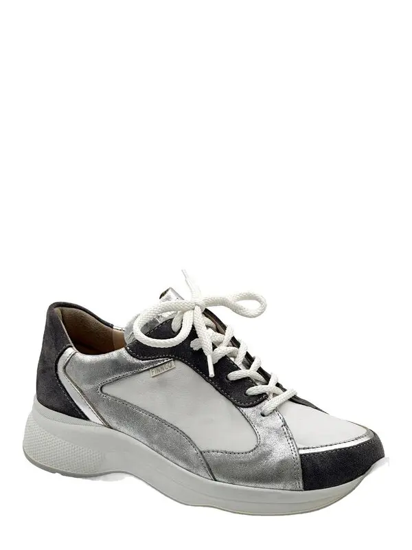 Finn Comfort Piccadilly Sneaker - Mouse/silver
