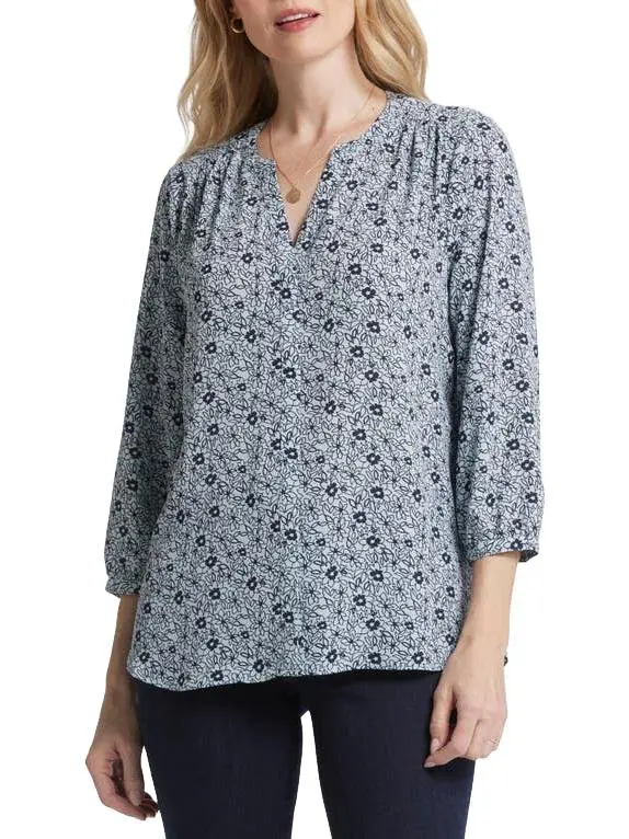 NYDJ Pintuck Blouse - Cora Creek