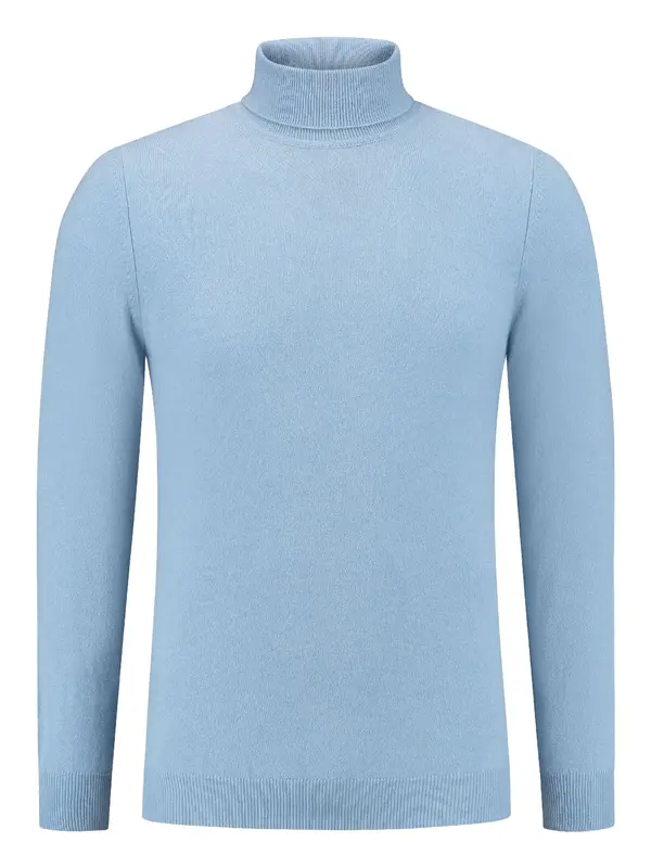 Fedeli Turtleneck Sweater - Blue