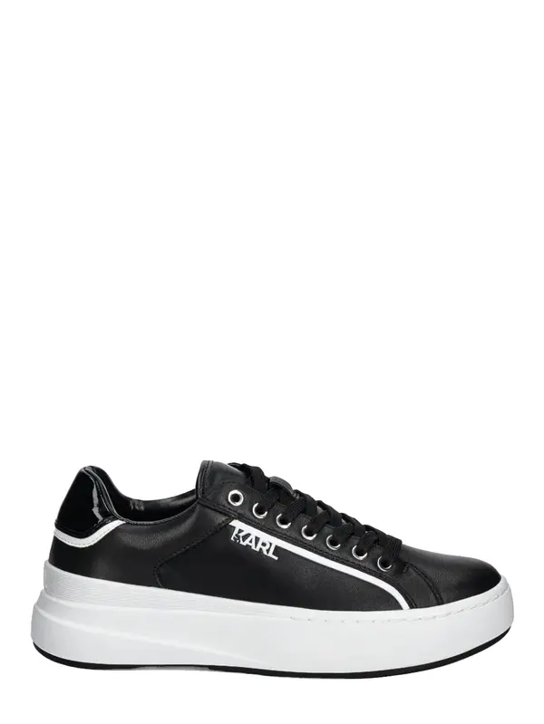 Karl Lagerfeld Kronos Lo Lace Sneakers - Black