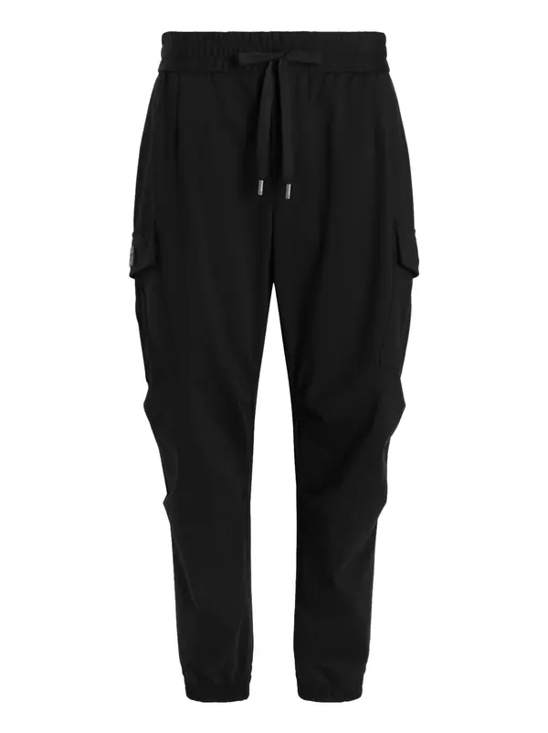 Dolce & Gabbana Drawstring-waist Cargo Pants - Black