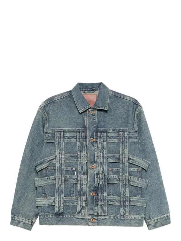 SUGARHILL Basket-weave Jacket - Blue