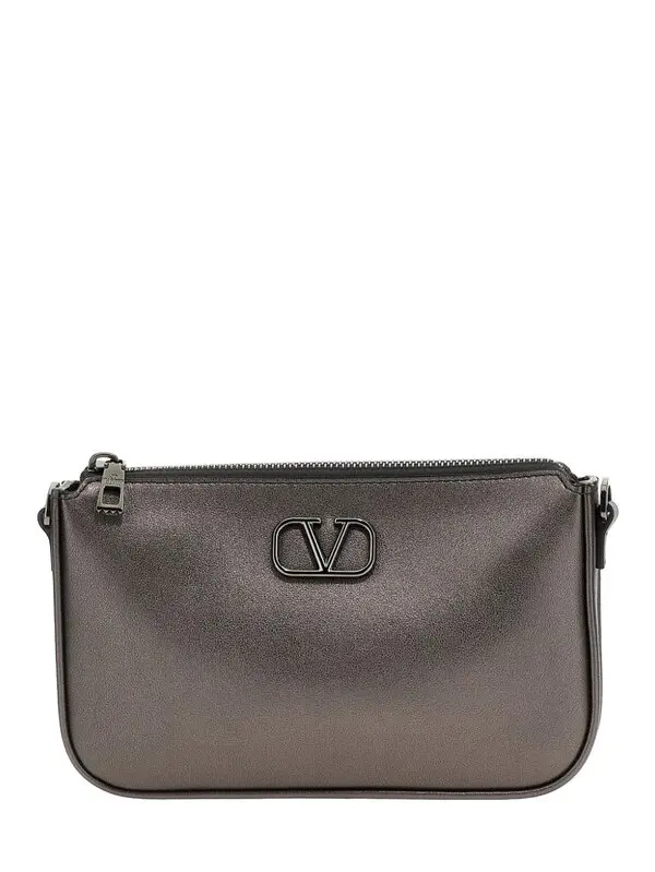 Valentino Garavani Vlogo Signature Cross Body Bag - Grey