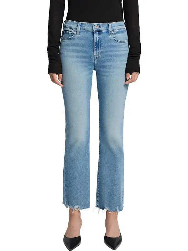 7 For All Mankind Daisy Ankle Bootcut Jeans - Amuse Me