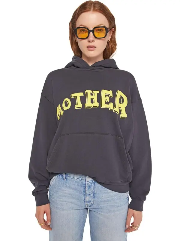 MOTHER The Oversized Hoodie - Black