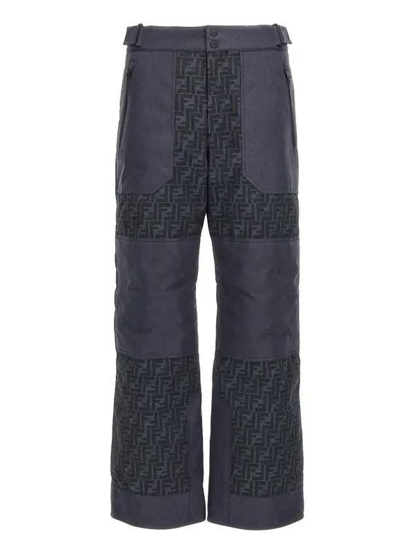 Fendi Ff Ski Pants - Blue