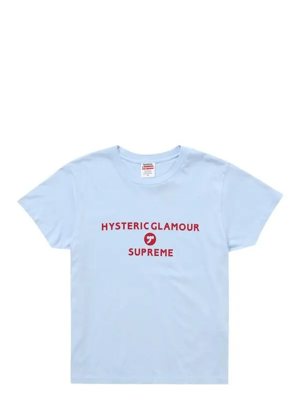 Supreme Hysteric Glamour Baby Tee Shirt - Light Blue