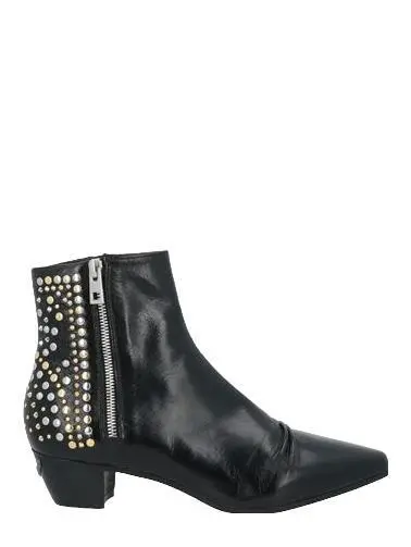 Zadig&Voltaire Leather Ankle Boots - Black