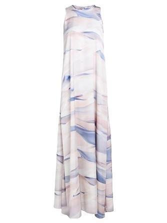 Peserico Maxi Flared Dress - Blush