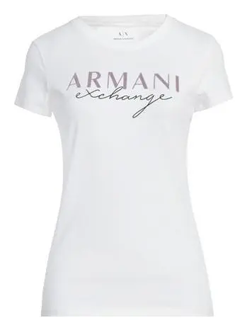 Armani Exchange Logo-print Cotton T-shirt - White