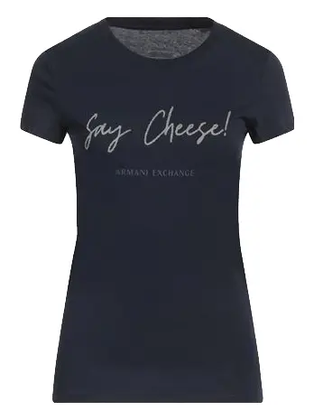 Armani Exchange Printed Jersey T-shirt - Blue