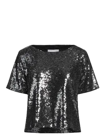 CARACTÈRE Sequined Top - Black