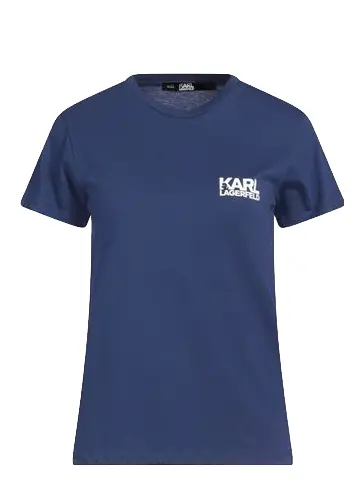 Karl Lagerfeld Logo-print T-shirt - Blue