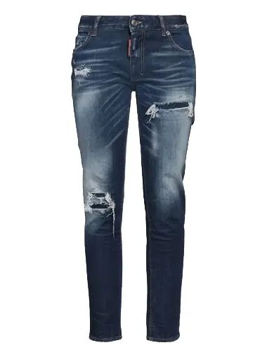 Dsquared2 Tapered Jeans With Distressed Detail - Blue