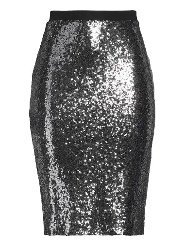 CARACTÈRE Sequined Midi Skirt - Silver