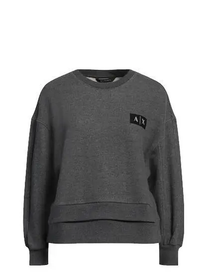 Armani Exchange Cotton-blend Fleece Sweatshirt - Grey